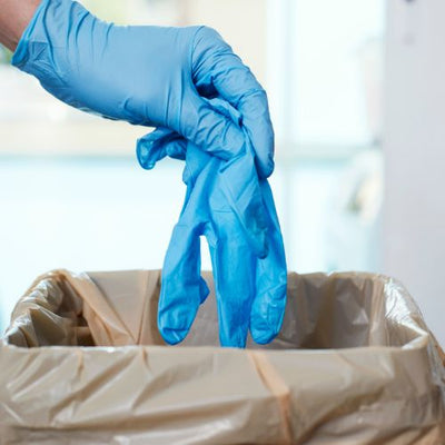 How To Properly Remove and Dispose of Gloves