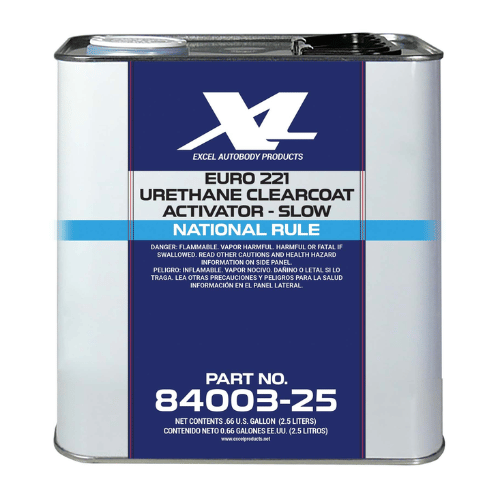 Excel 84003 Slow Activator for 84000 Clearcoat, 2.5 Liter