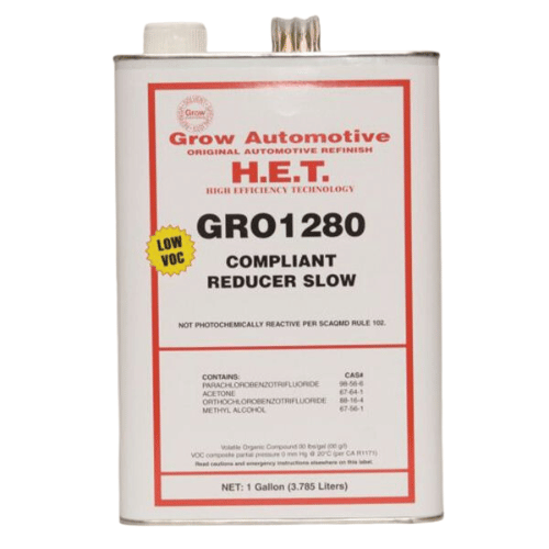 Grow Automotive 1280 Slow Dry Low VOC Urethane Reducer, Gal