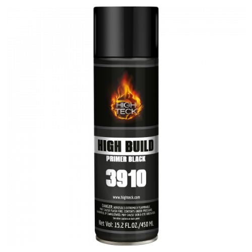 High Teck 3910 High Build Lacquer Primer Black, 15 oz Aerosol