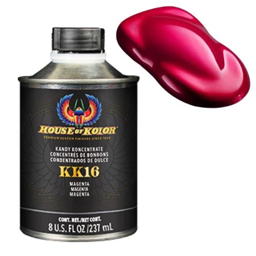 House of Kolor KK16 Magenta Kandy Koncentrate Basecoat, 8 oz