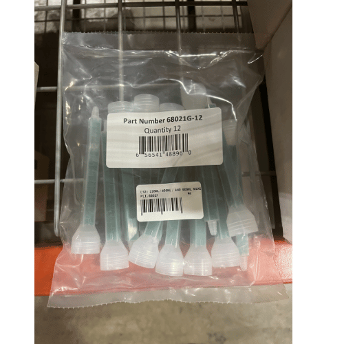 PLIOGRIP 68021 Static Mixing Nozzle for all 2K Products, 12 pk