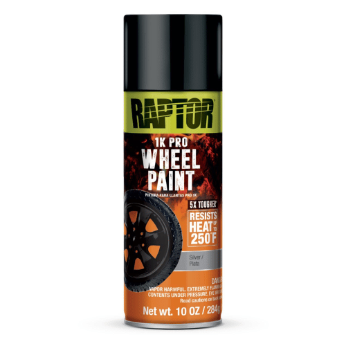 Upol Raptor Quick Dry Silver Wheel Paint, 10 oz