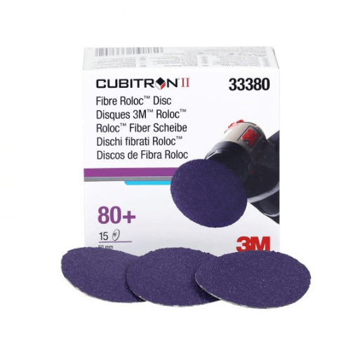 3M Cubitron II 2" 80 Grit Quick-Change Grinding Disc #33380, Box of 15