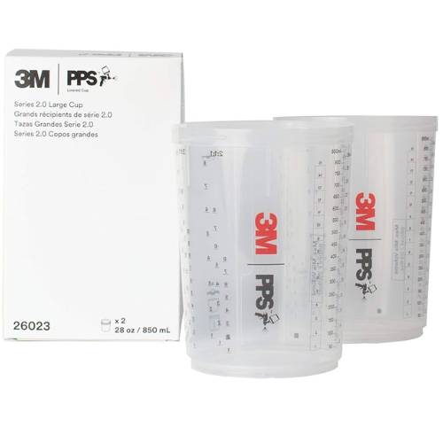 3M PPS 2.0 26023 28 oz Large Hard Cup, 2 pk
