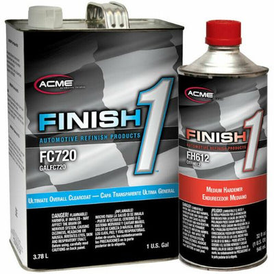 Finish 1™ Acme FC720 4:1 Ultimate Clearcoat + FH612 Hardener Kit