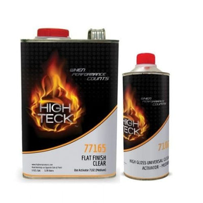 High Teck 77165 6:1 Flat Finish Urethane Clearcoat, Gallon