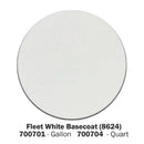 Olympic White GM 8624 Basecoat Paint, Quart, Excel 700704